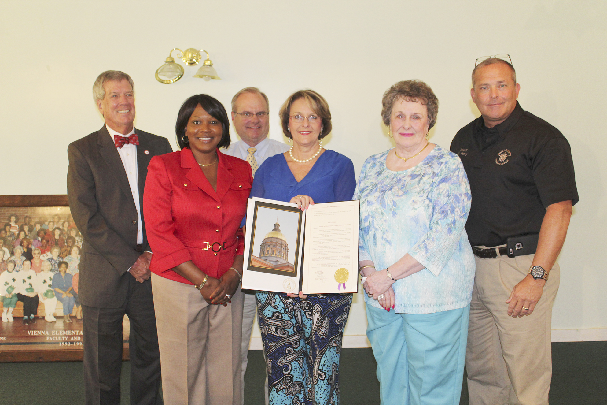 Peavy family presented proclamation honoring late sheriff’s service to ...