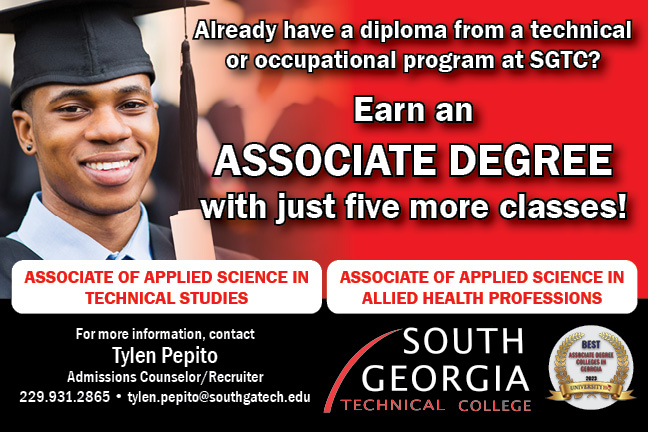 SGTC adds two new associate of applied science degree options | Cordele ...